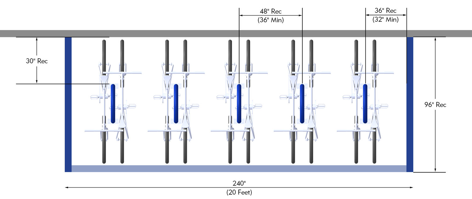 Standard Bike Parking Dimensions