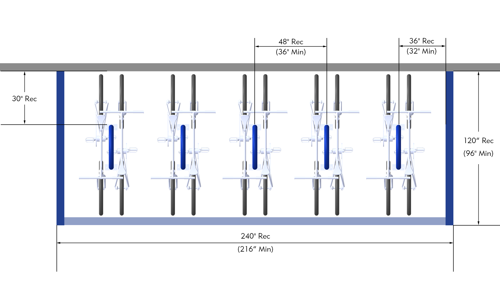 Bike Corral Design for Onstreet Bike Parking