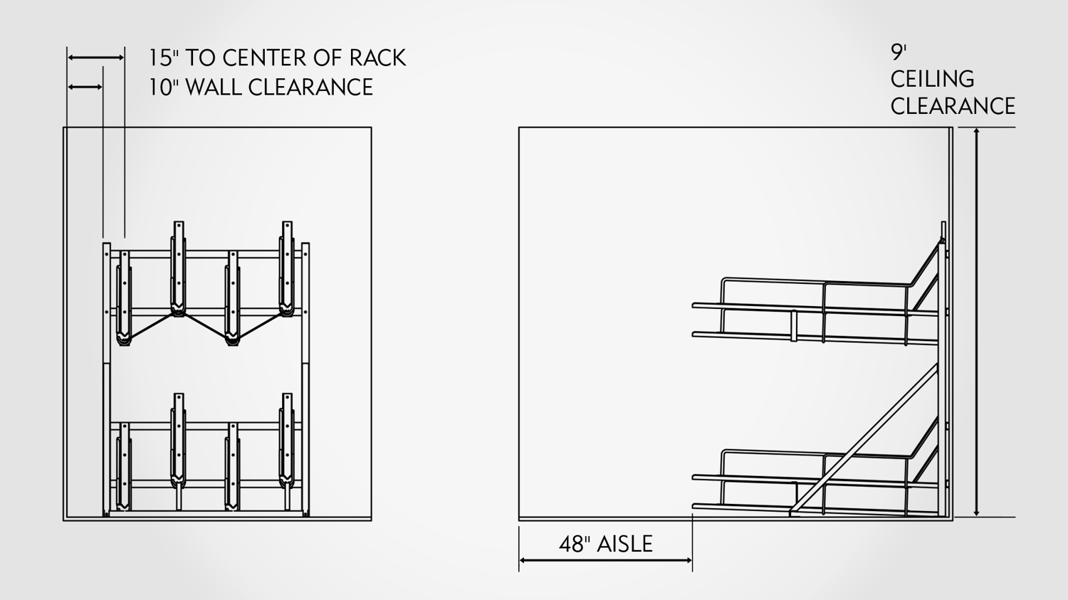 Bike Storage Space - The Correct Way