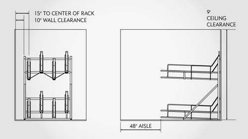 Bike Storage Space - The Correct Way